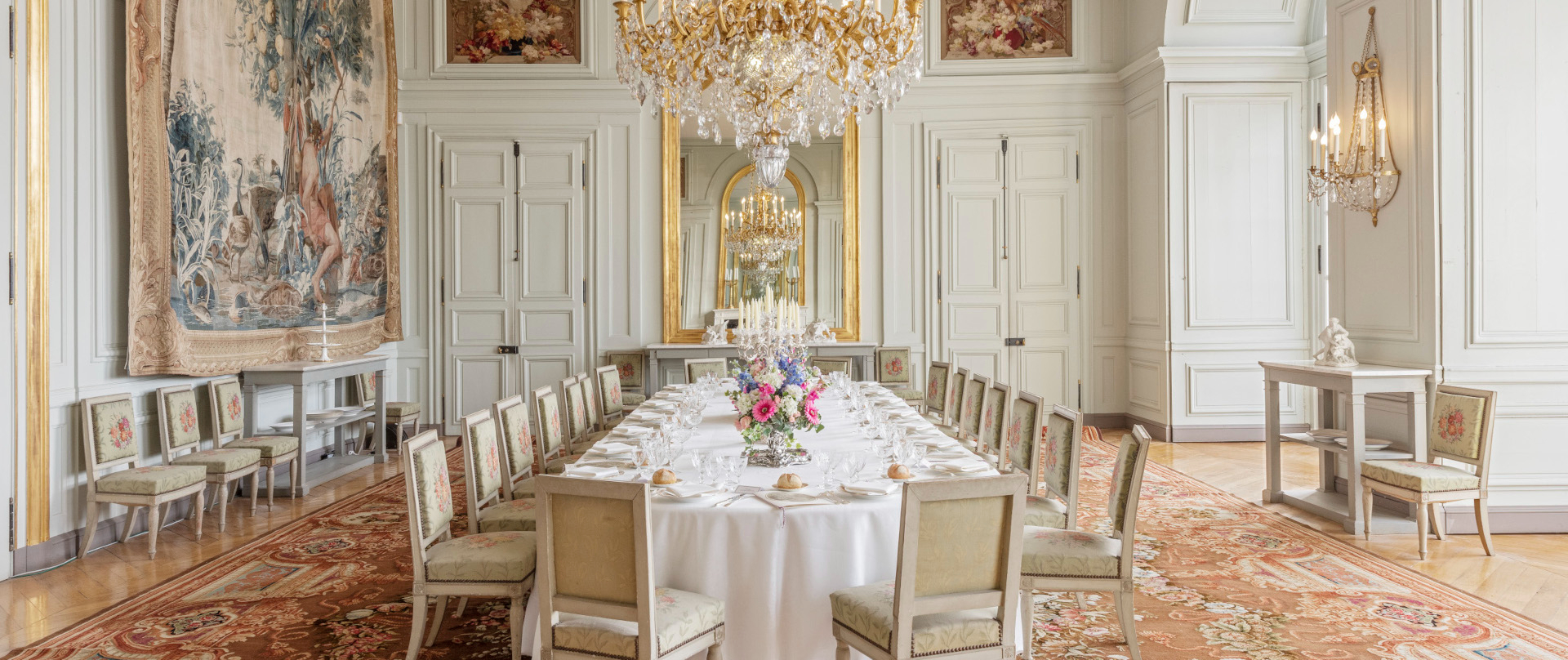 The dining room of the Presidents of the French Republic