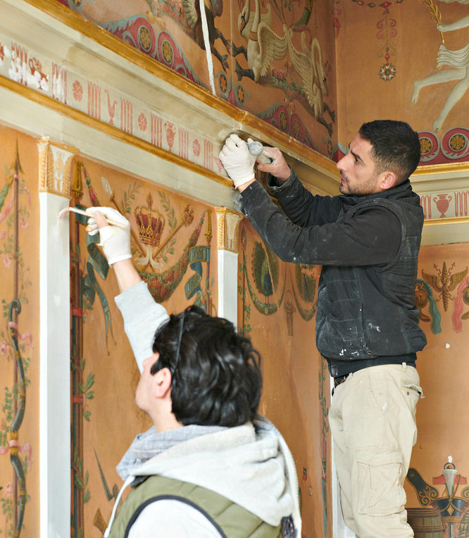 La restauration de l'appartement de l'Empereur